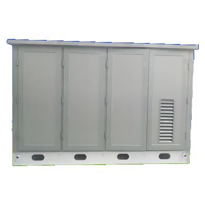 China Four Compartment IP55 Outdoor Battery Storage Cabinet 1300×680×680mm to 2100×950×950mm with 1601-2400W UPS Capacity for sale