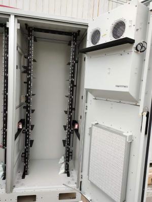 China Outdoor Monitoring Station Battery Cabinet IP65 1300-2100mm Steel Enclosure with 1601-2400W UPS Capacity for sale