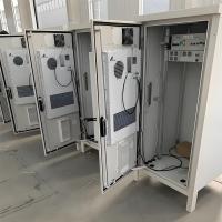 China Outdoor Monitoring Station Battery Cabinet IP65 1300-2100mm Steel Enclosure with 1601-2400W UPS Capacity for sale