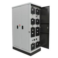 China Four Compartment IP55 Outdoor Battery Storage Cabinet 1300×680×680mm to 2100×950×950mm with 1601-2400W UPS Capacity for sale
