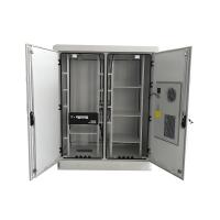 China IP55 IP65 Outdoor Solar Battery Cabinet 1300-2100mm Sizes with 1601-2400W UPS Load Capacity for sale