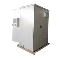 China Outdoor Communication Cabinet IP55 Rainproof Enclosure 1300-2100mm Sizes with 1601-2400W UPS Load Capacity for sale
