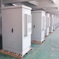 China IP55 Outdoor Inverter Cabinet 1300-2100mm Galvanized Steel Telecom Enclosure with 1601-2400W UPS for sale