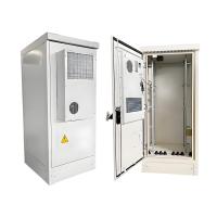 China 25U Outdoor Telecom Equipment Cabinet IP55/IP65 Rated with 1300-2100mm Height Options and 1601-2400W UPS Capacity for sale
