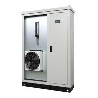 China EMC Outdoor Monitoring Cabinet IP55 Waterproof 1300-2100mm Sizes with 1601-2400W UPS Load Capacity for sale