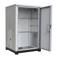China S Series Enclosed Outdoor Communication Cabinet 750mm Width with 40Ah Battery Capacity and IP55 Protection for sale