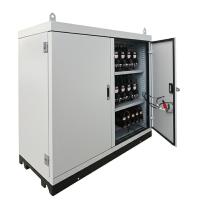 China IP55 IP65 Outdoor Electrical Cabinet 1300-2100mm Custom Sizes with 1601-2400W UPS Capacity for 4G/5G Base Stations for sale