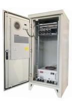 China IP55 IP65 Outdoor Electrical Cabinet 1300-2100mm Custom Sizes with 1601-2400W UPS Capacity for 4G/5G Base Stations for sale