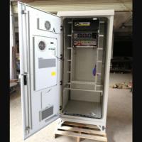 China IP67 42U UPS Battery Cabinet - Waterproof Outdoor Telecommunication Enclosure with External AC, -40°C to +55°C Range for sale
