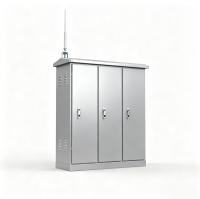 China Rainproof Outdoor Electrical Cabinet IP55 Waterproof -40°C to +55°C Temperature Range 1300×650×650 mm to 2100×900×900 mm for sale