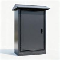 China S Series Enclosed Outdoor Communication Cabinet 750mm Width with 40Ah Battery Capacity and IP55 Protection for sale