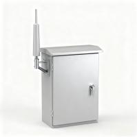 China EMC Outdoor Monitoring Cabinet IP55 Waterproof 1300-2100mm Sizes with 1601-2400W UPS Load Capacity for sale