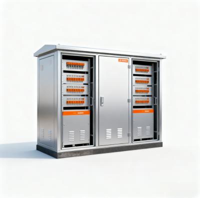 China IP55 Outdoor Power Cabinet 1750x800x1850mm with Heat Exchanger and 60kA Surge Protection for sale