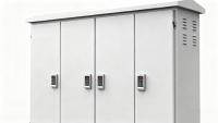 China Fully Enclosed Outdoor Electrical Cabinet 1750x800x1850mm with 3000W Cooling Capacity and IP55 Rating for sale