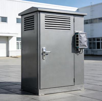 China IP55 IP65 Outdoor Power Cabinet 4G 5G Base Station 800x800x1800mm High Security for sale