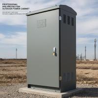 China Outdoor Communications Cabinet IP55 IP65 with 1601-2400W UPS and 800x800x1800mm Dimensions for sale