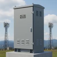 China Outdoor Communications Cabinet IP55 IP65 with 1601-2400W UPS and 800x800x1800mm Dimensions for sale