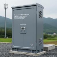 China Outdoor Communications Cabinet IP55 IP65 with 1601-2400W UPS and 800x800x1800mm Dimensions for sale