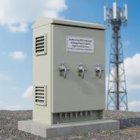 China Outdoor Communications Cabinet IP55 IP65 with 1601-2400W UPS and 800x800x1800mm Dimensions for sale