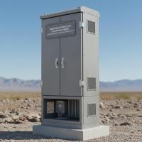 China Outdoor Communications Cabinet IP55 IP65 with 1601-2400W UPS and 800x800x1800mm Dimensions for sale