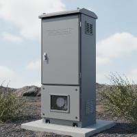 China Outdoor Communications Cabinet IP55 IP65 with 1601-2400W UPS and 800x800x1800mm Dimensions for sale