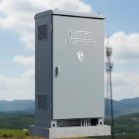 China Outdoor Communications Cabinet IP55 IP65 with 1601-2400W UPS and 800x800x1800mm Dimensions for sale