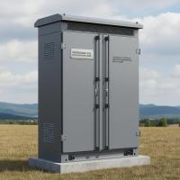 China Outdoor Communications Cabinet IP55 IP65 with 1601-2400W UPS and 800x800x1800mm Dimensions for sale