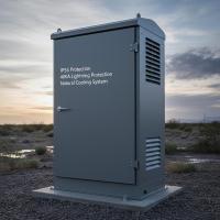 China Industrial Outdoor Power Cabinet IP55 40KA Lightning Protection Natural Cooling 750mm for sale