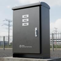 China Customizable Outdoor Electrical Cabinet IP55/IP66 60KA Lightning Protection Hermetically Sealed for sale