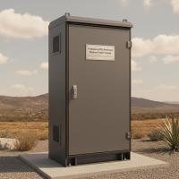 China Outdoor Communications Cabinet IP55 IP65 with 1601-2400W UPS and 800x800x1800mm Dimensions for sale