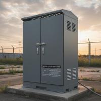 China Industrial Outdoor Power Cabinet IP55 40KA Lightning Protection Natural Cooling 750mm for sale