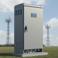 China Outdoor Communications Cabinet IP55 IP65 with 1601-2400W UPS and 800x800x1800mm Dimensions for sale