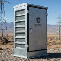 China Industrial Outdoor Power Cabinet IP55 40KA Lightning Protection Natural Cooling 750mm for sale