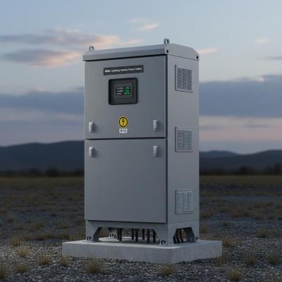 China 60KA Lightning Outdoor Power Cabinet IP55 Protection - 1601-2400W UPS Load Capacity, Multiple Sizes Available for sale