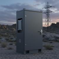 China IP55 Outdoor Power Cabinet 1750x800x1850mm with Heat Exchanger and 60kA Surge Protection for sale