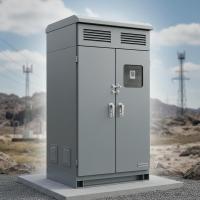 China 25U Weatherproof Outdoor Telecom Cabinet IP55 Steel Enclosure for Telecom Equipment for sale