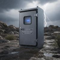 China Compact IP55 Outdoor Power Cabinet 40kA Lightning Protection for Harsh Environments for sale