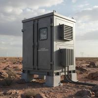 China Outdoor Single Cabin Battery Energy Storage Cabinet 60kA IP55 for Harsh Environments for sale