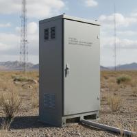 China Verton Outdoor Telecom Power Cabinet IP55/IP65 Rated with -40°C to +55°C Temperature Range and 60KA Lightning Protection for sale