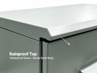 China 22U Outdoor Communication Cabinet IP55 Waterproof 19 Inch Outdoor Equipment Enclosure for Base Station for sale