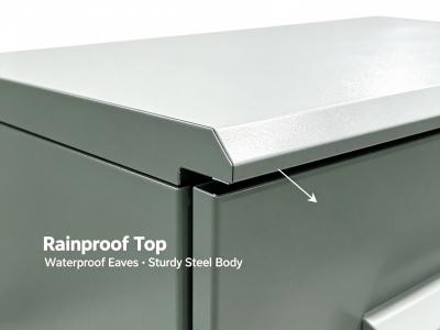 China 22U Outdoor Communication Cabinet IP55 Waterproof 19 Inch Outdoor Equipment Enclosure for Base Station for sale