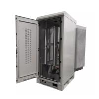 China 42U IP55 IP65 Weatherproof Outdoor Electric Data Cabinet With Cooling OEM ODM for sale