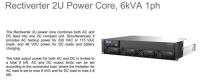 China 4.8KW 2U Rack Mount Rectiverter 6kVA AC DC Rectiverter with Smartpack R Controller for sale