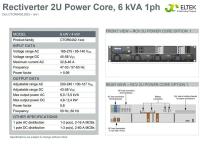 China 4.8KW 2U Rack Mount Rectiverter 6kVA AC DC Rectiverter with Smartpack R Controller for sale