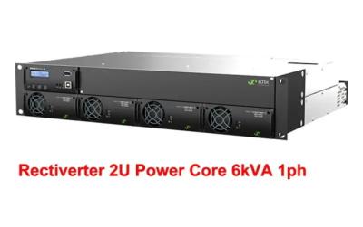 China Eltek 4.8kW DC Output 6kVA Power Capacity 2U Rack Mount AC DC Rectiverter Power Core Rectiverter with Smartpack R Controller for sale