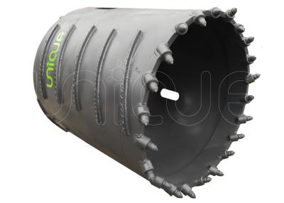 China Unique Q345B OD 800mm Core Barrel Piling Rock Layers Bullet Teeth Core Barrel for sale