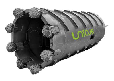 China 900mm OD L1200mm Concrete Core Barrel With Roller Bullet Teeth for sale