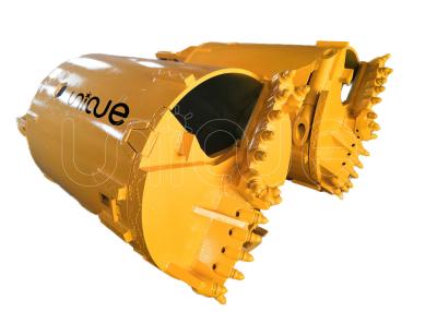 China Dia 1400mm 150*150 Kelly Box Drilling Buckets , Cleaning Bucket Piling Gray Color for sale