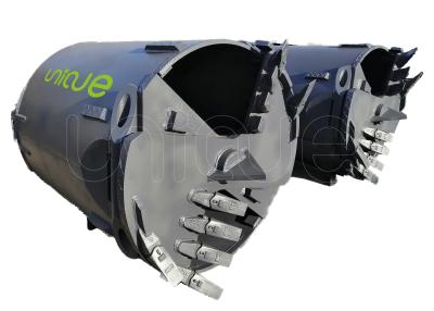 China Diameter 1170mm Q345B Drilling Buckets For Clay Soil for sale