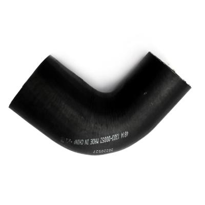 China 1303-00052 Rubber Right Angle Hose Golden Dragon Truck Bus Parts for sale